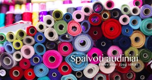 Parduotuvė - Spalvoti audiniaiSpalvoti audiniai